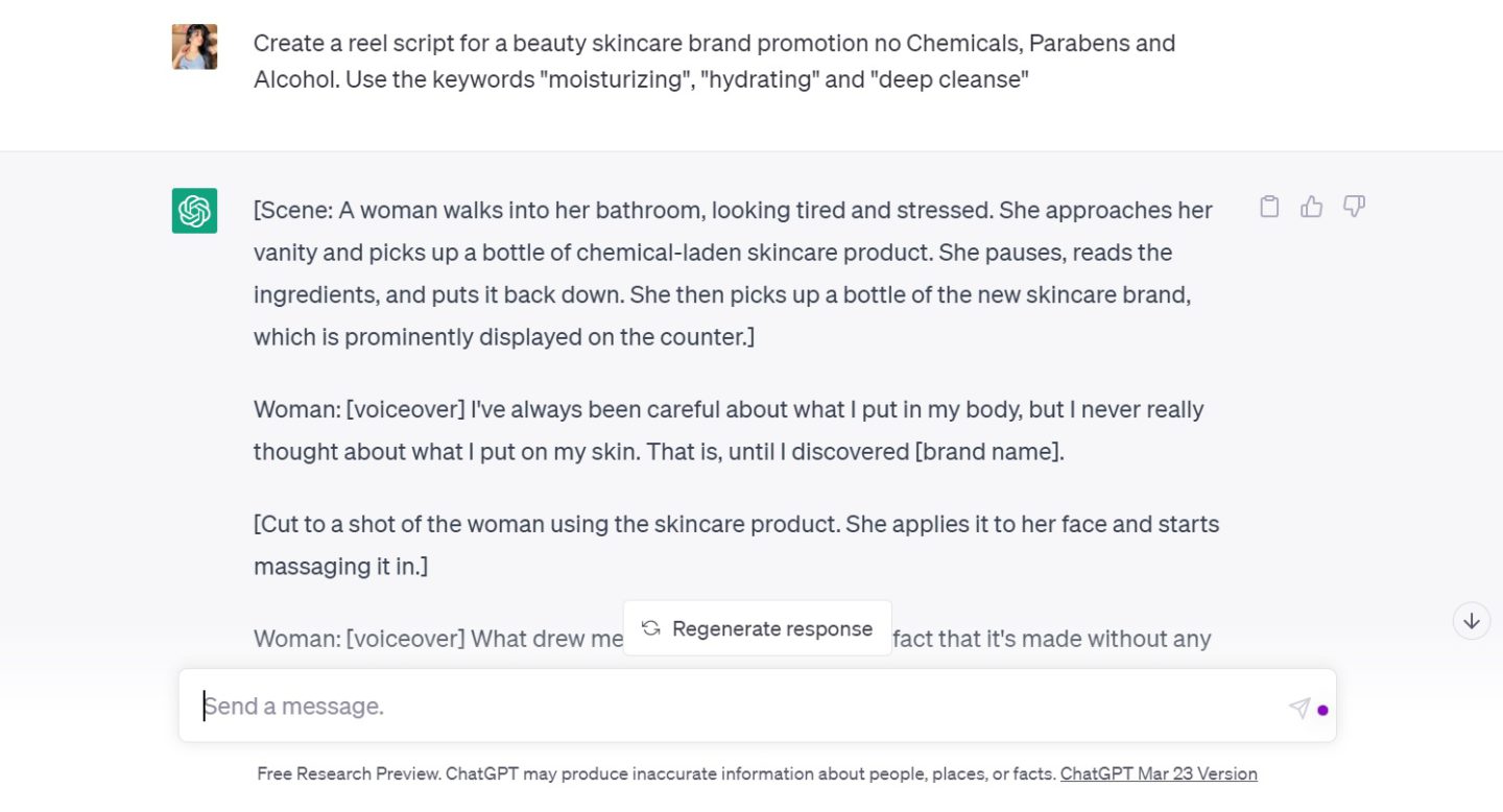 Unlock the secret of creating “Viral Reels” with ChatGPT- SN