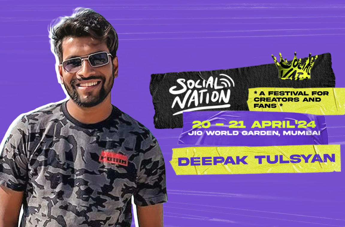 Catch Deepak Tulsyan Live at Social Nation Festival 2024