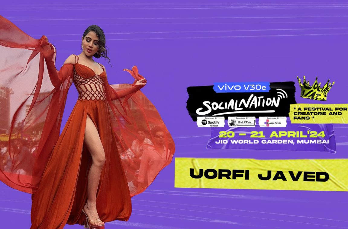 Uorfi Javed steals the spotlight at Social Nation Festival