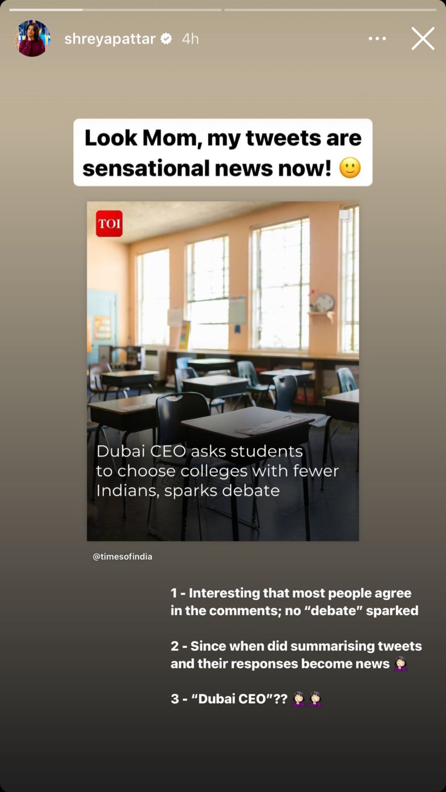 Shreya Pattar Tweet On Indian Students Abroad Goes Viral- SN